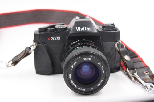 Vivitar V2000 35mm Film SLR manual focus camera with lens (Pentax K ...