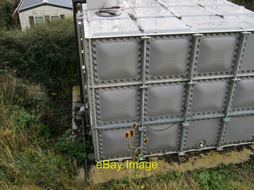 Photo 6x4 Water storage tank New Quay Tank made of "Balmoral GRP Pla ...