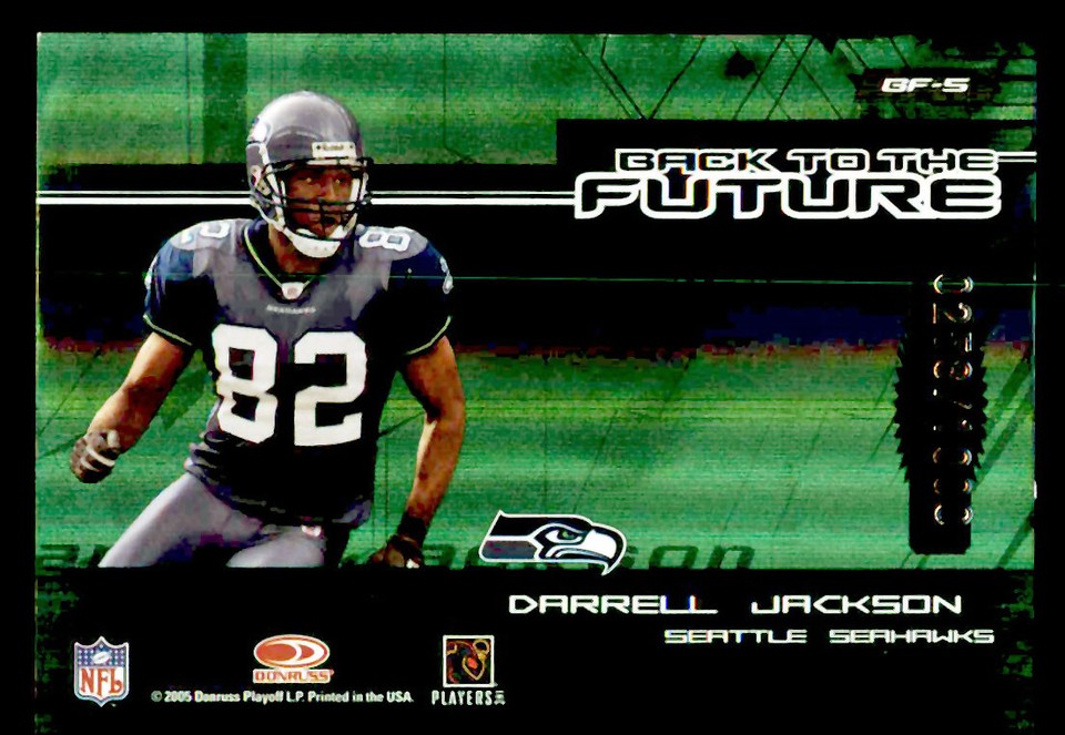 2005 Donruss Elite #BF-5 Steve Largent, Darrell Jackson /1000 Back to the Future | eBay