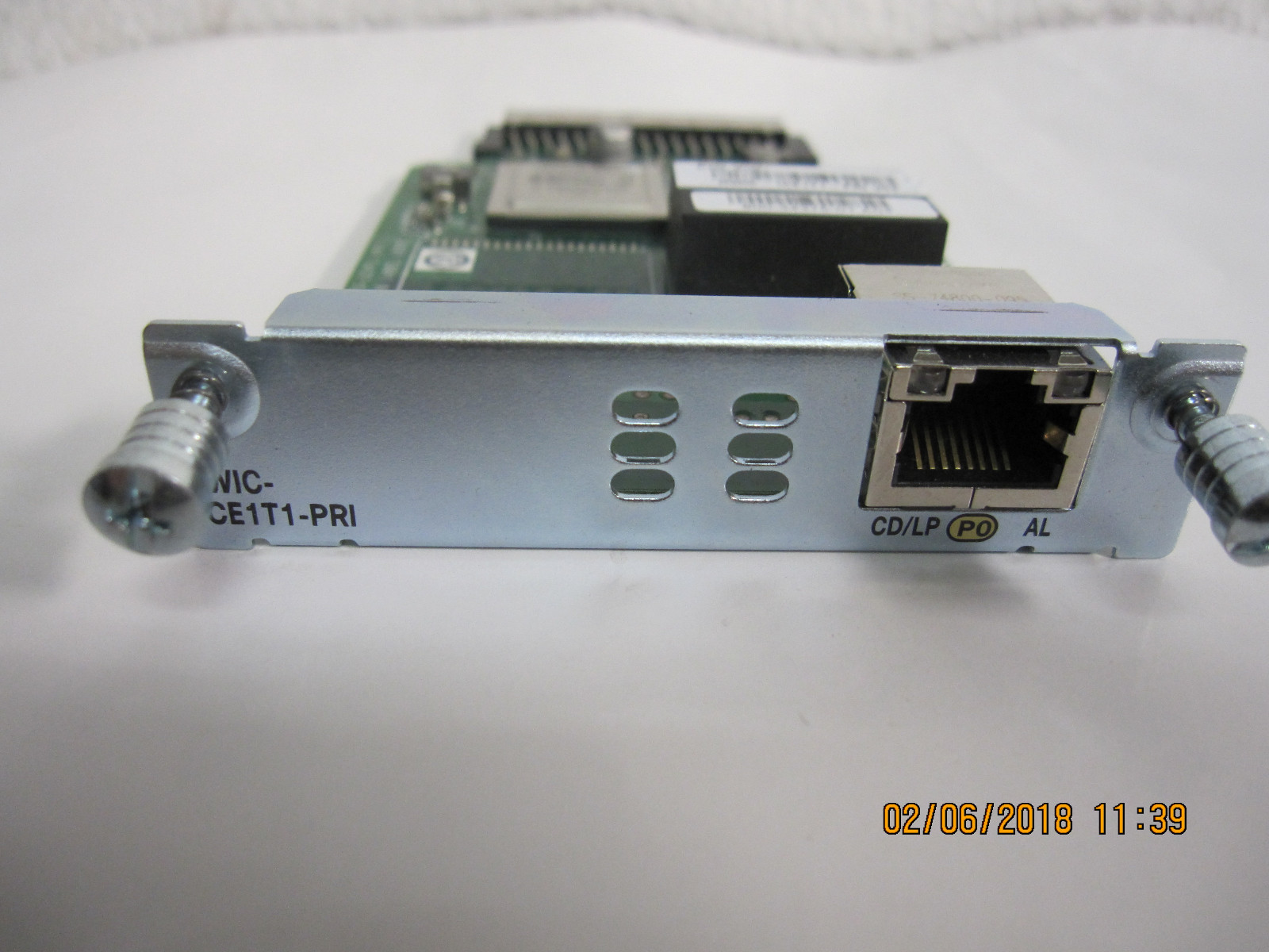 Cisco HWIC-1CE1T1-PRI= High-Speed WAN Interface Card Channelized T1/E1 ...