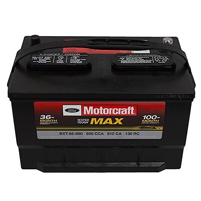 FORD OEM MOTORCRAFT BLACK Battery BXT-65-650 (650 AMPS) | USA DEALER | eBay
