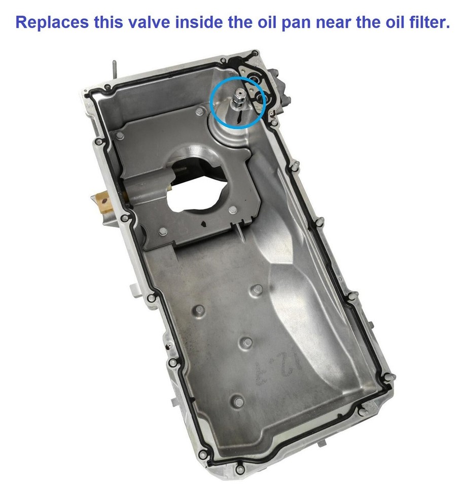 GM 12608835 Oil Pan Pressure Relief Valve 2007+ 4.8 5.3 6.0 6.2 LS3 L99 ...