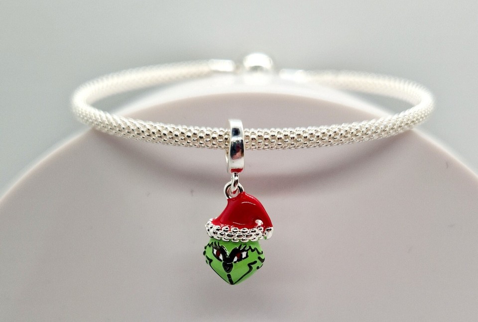S925 GRINCH Charm Pendant DR SEUSS Christmas Present UK DESPATCH🩷 | eBay UK