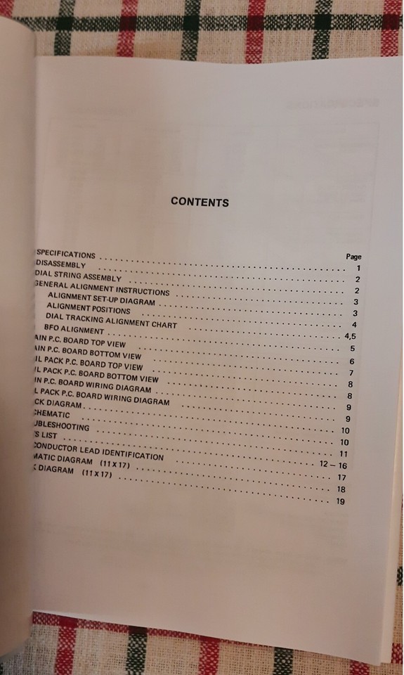 Realistic DX-160 Communications Receiver Service Manual | eBay