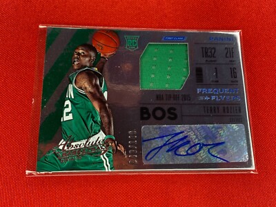 * Terry Rozier 2015-16 Absolute FJA-TR Frequent Flyers RC Patch Auto ...