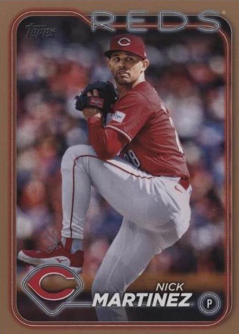 2024 Topps Update Series - Nick Martinez #US255 Gold /2024 for sale ...