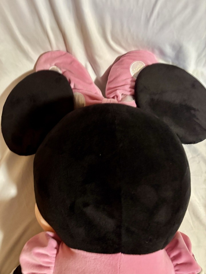Giant Disney Store Rare Minnie Mouse Heavy Stuffed Foam & Pellets 52 ...
