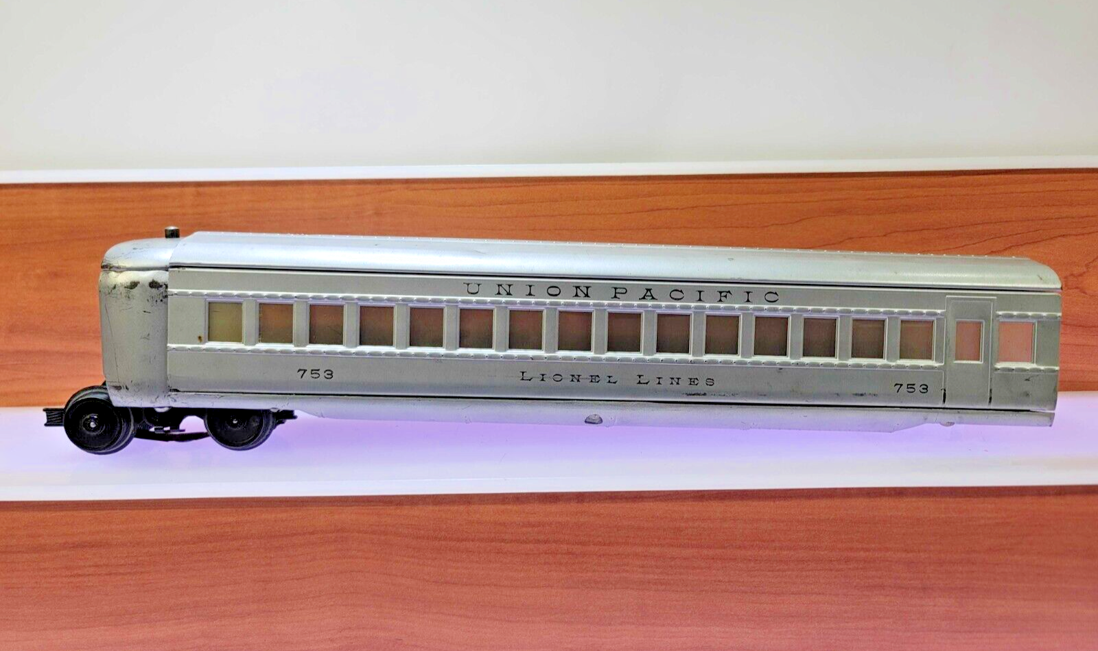 Lionel Prewar O Union Pacific UP 751E Streamliner Train Set With ...