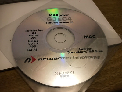 Newer Technology MAXpowr G3 and G4 Software Installer CD NO HARDWARE | eBay