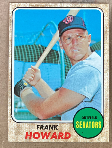 Frank Howard 1968 Topps #320 - Washington Senators [excellent shape] | eBay
