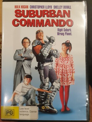 SUBURBAN COMMANDO DVD HULK HOGAN & CHRISTOPHER LLOYD COMEDY MOVIE MR ...