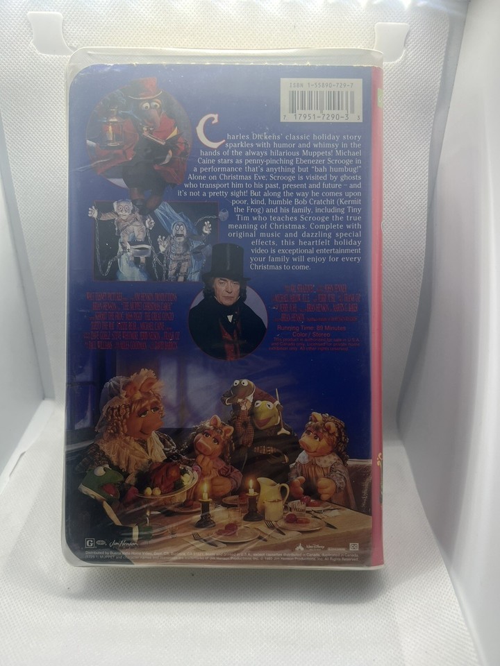 The Muppet Christmas Carol, Vintage VHS, 1993 717951729033 | eBay