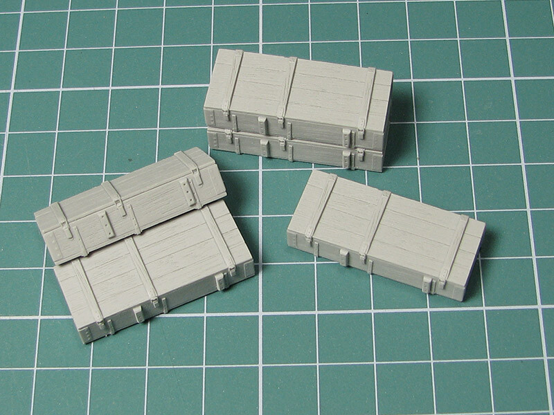 SOVIET/RUSSIAN AMMO CRATES for T-62 (115mm U-5TS GUN) TANK #E038 1/35 ...