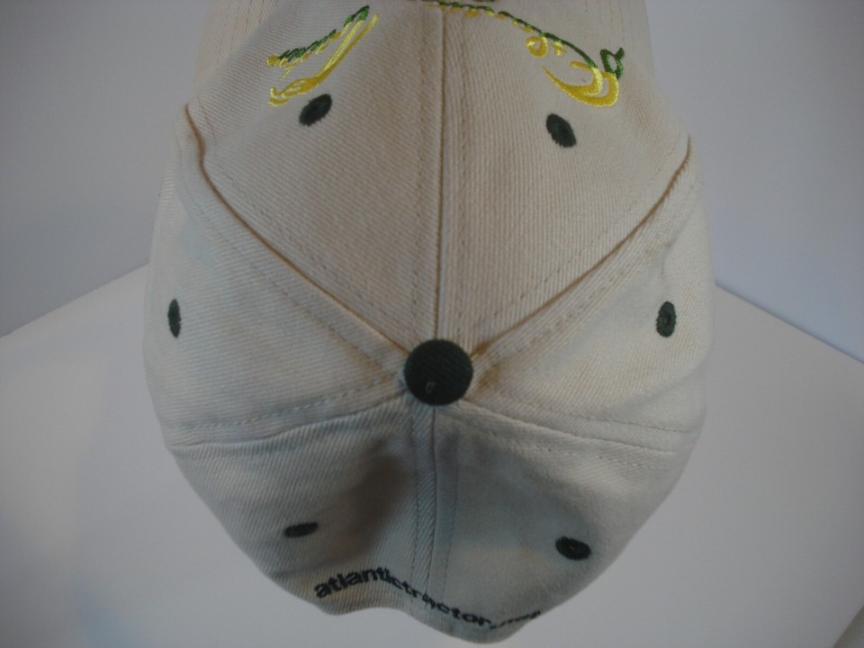 John Deere Tractor Hat Cotton Light Beige Atlantic Tractor Dealer One ...