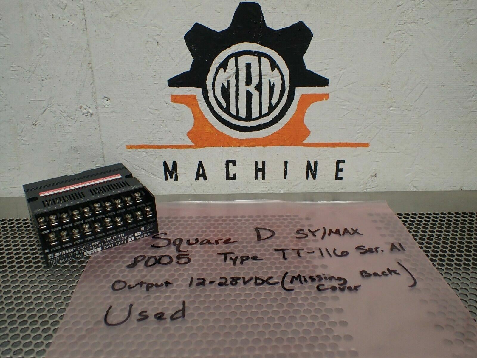 Square D SY/MAX 8005-TT-116 Ser. A Output Module 12-28VDC Used With ...