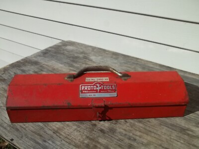 Vintage USA # 5496 Proto Socket Set No. 5400 AB Tool Box 18.75"L X 6"W ...