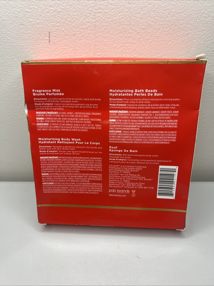 Calgon Hawaiian Ginger by Calgon Take me away 4 Piece Gift Set Body ...