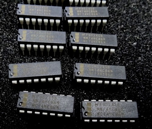 10x national semiconductor MM74HC86N MC74HC86N EX-OR gates 14 pin DIP ...