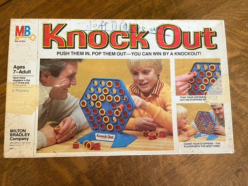 Vintage 1978 Milton Bradley KNOCK-OUT! Game, complete in original box ...