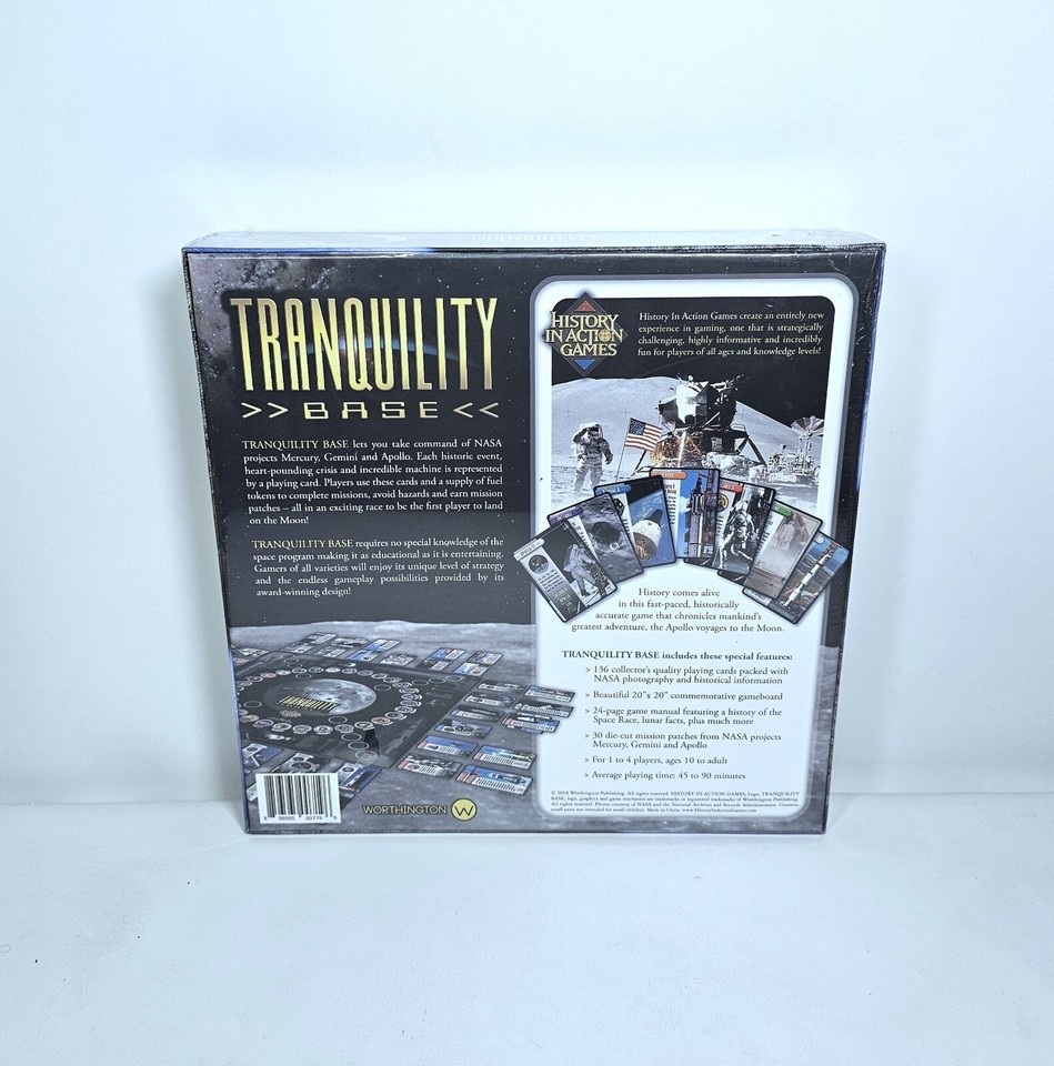 Worthingto Boardgame Tranquility Base Kickstarter Collection - Base ...