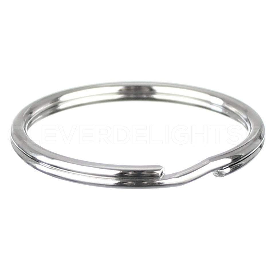 Heavy Duty Split Key Rings - Pick Size/Qty - 1" 2" 3" Inch - 10 25 50 ...