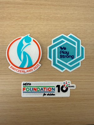 Euro 2025 Womens Switzerland Patch Set Tournament Foundation Player ...