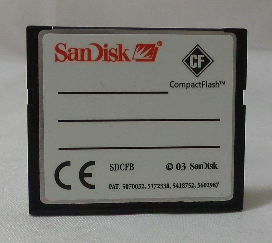 SanDisk CompactFlash 128 MB Memory Card (SDCFB-128-A10) 619659015213| eBay