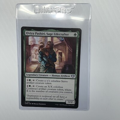 Oviya Pashiri, Sage Lifecrafter Commander Masters #311 MTG | eBay