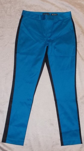 SHAPE FX Black & Blue shaper support PANTS cotton/poly/spandex NEW tags ...