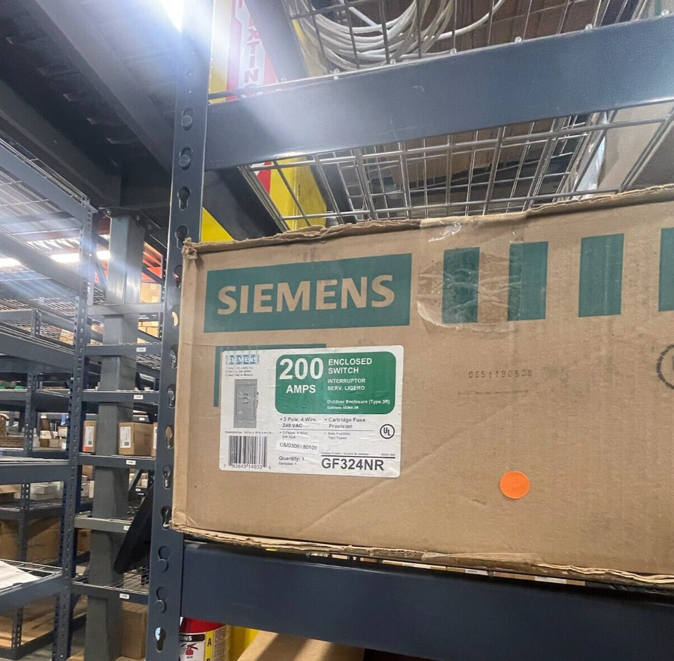 GF324NR NIB 3P 240V 200A OUTDOOR GENERAL DUTY SWITCH | eBay