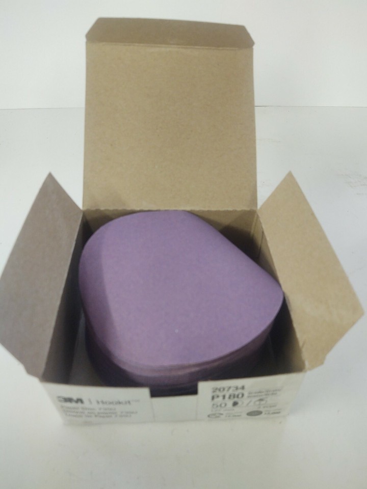 3M Hookit 735U 5" P180 Grit C-Weight Ceramic Paper Disc 20734 50ct | eBay