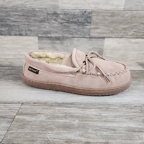 Old Friend Womens Kentucky Slippers Sz 7 Acrylic Fleece Lined (WORN 1X ...