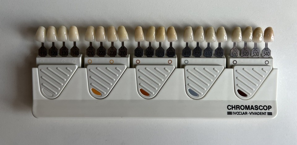 CHROMASCOP IVOCLAR VIVADENT Dental Shade Guide | eBay