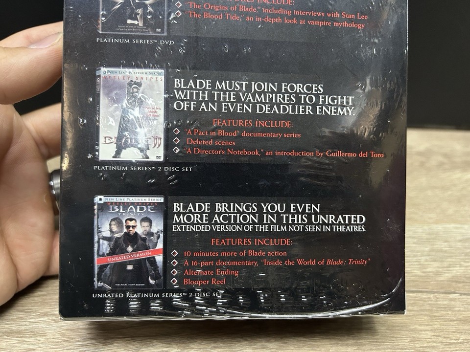 Blade Ultimate 3-Movie Collection Blade / Blade 2 / Blade: Trinity DVD ...