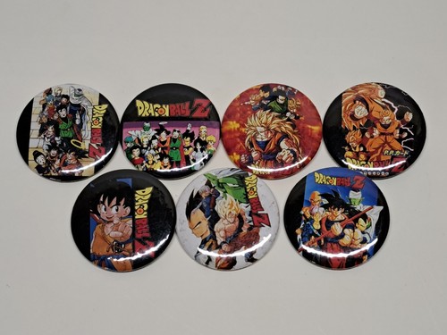 Dragon Ball Z Pin Lot of 7 Buttons Goku Gohan Vegeta AKIRA TORIYAMA | eBay