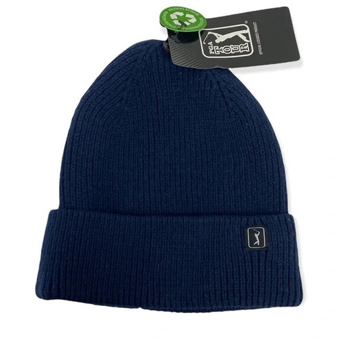 NWT Nordsrom PGA Tour Navy Blue Ribbed Knit Beanie Toque Winter Hat New ...