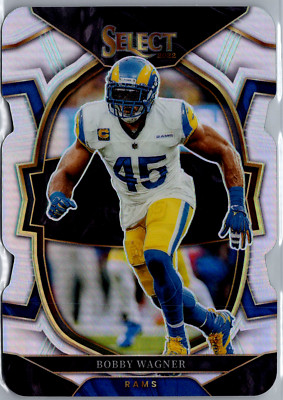 2022 Panini Select Silver Prizm Bobby Wagner Card #7 Los Angeles Rams ...