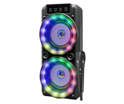 Black Binary Sound LED Tall Wireless Speaker | eBay