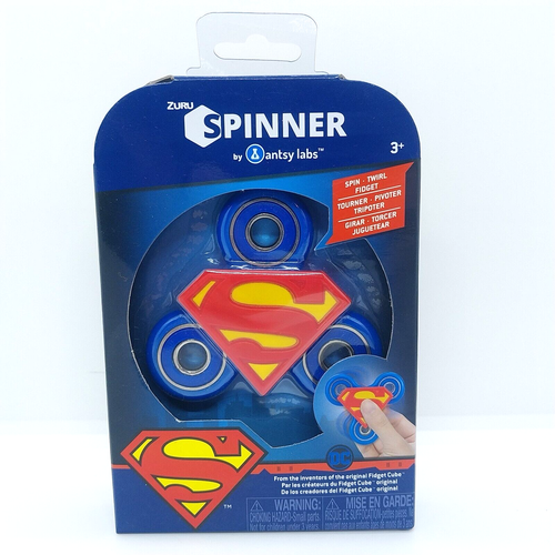 Superman Fidget Spinner Blue Red DC Comics Zuru By Antsy Labs Brand New ...
