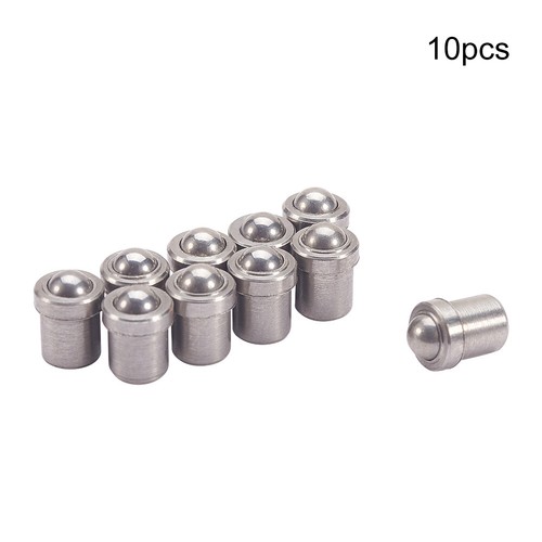 2 10PCS Brushed Nickel Closet Ball Door Catch Bullet Type Friction ...