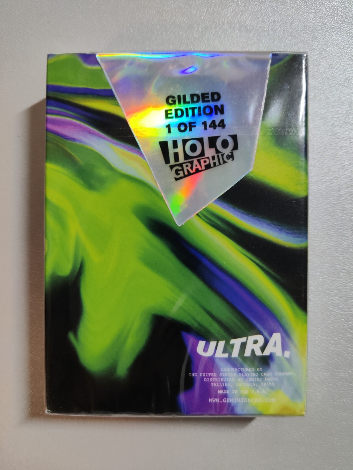 RARE - Ultra Green HOLO GILDED Playing Cards Limited Edition (1/144) | eBay