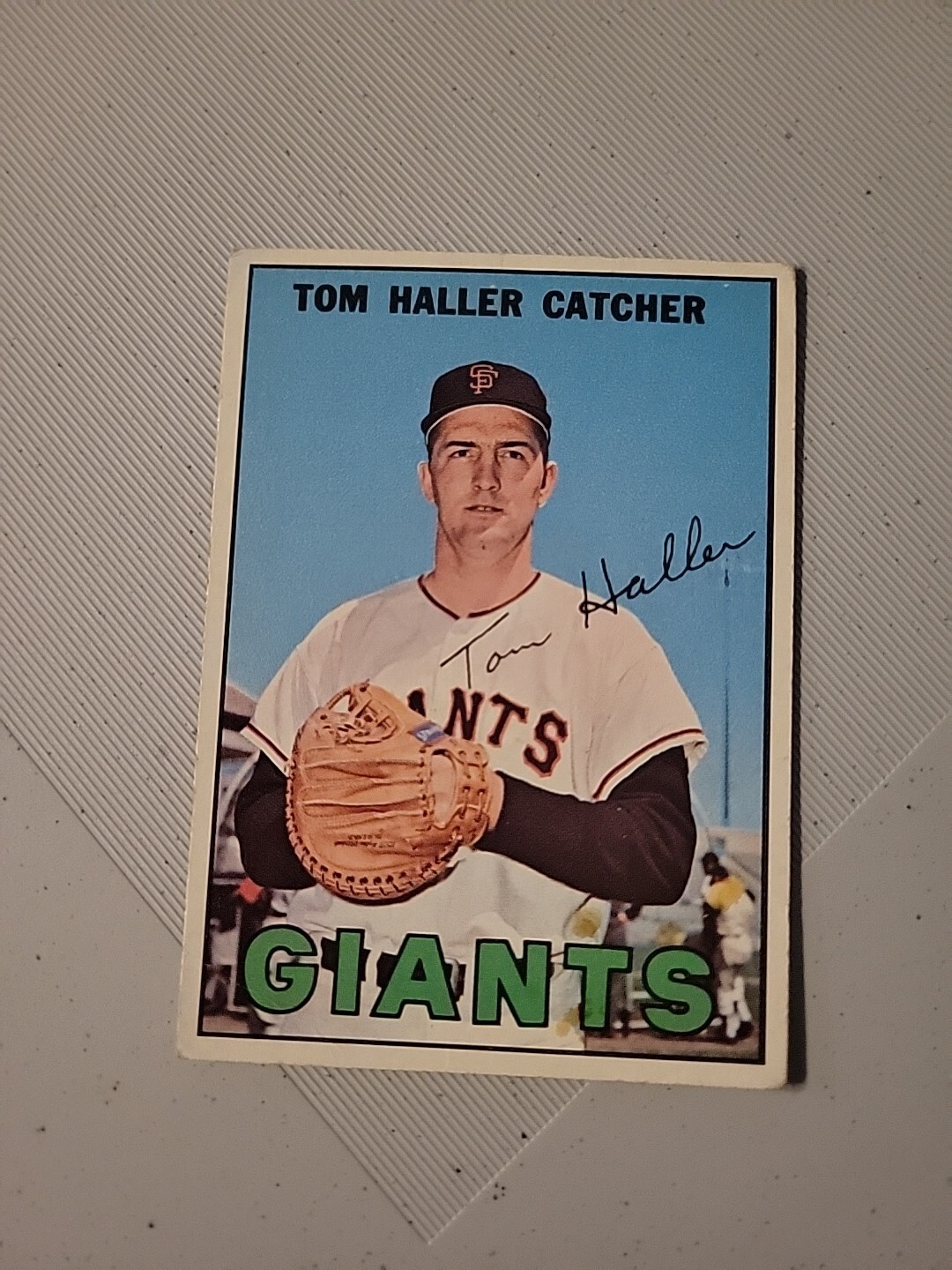 1967 Topps Baseball TOM HALLER San Francisco Giants Card #65 D10 | eBay