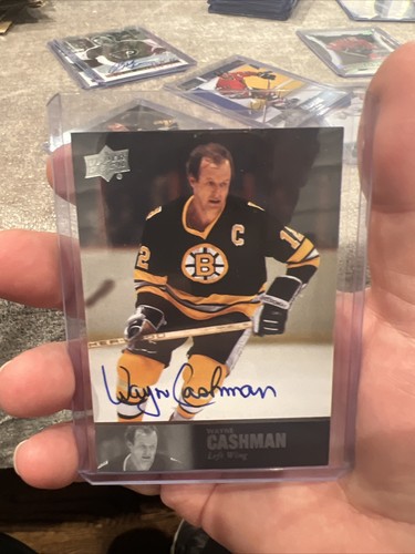 2020-21 Upper Deck SP Signature Edition Legends Wayne Cashman #AL-169 ...