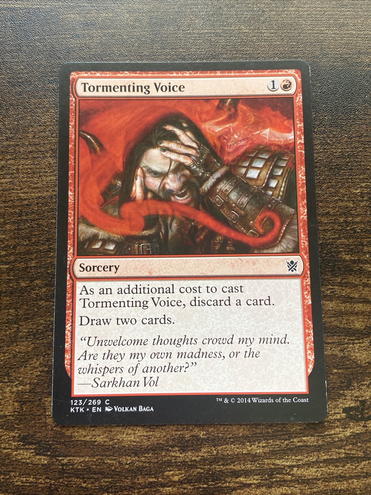 Tormenting Voice Khans of Tarkir 123/269 MTG Magic The Gathering D5709 ...