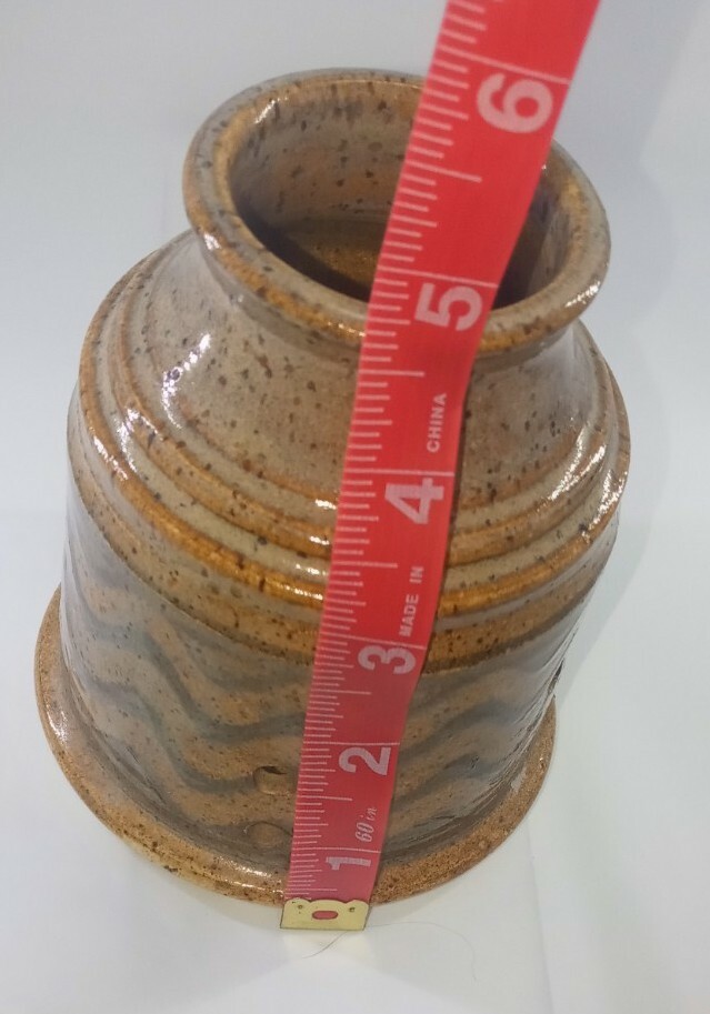 Signed Janice Rowell Mid Century Sand Stone Pottery Sage Burner Or Tea ...