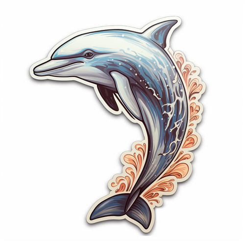 Riesiger XXXL Autoaufkleber Sticker Niedlicher Delfin Aufkleber | eBay