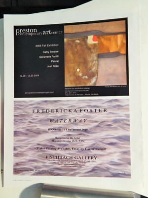 FREDERICK A FOSTER ART PIECE VTG ORIG 2009 ADVERTISEMENT | eBay