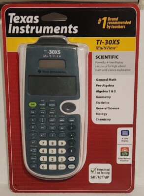 Texas Instruments TI-30XS MultiView Scientific Calculator - Blue ...