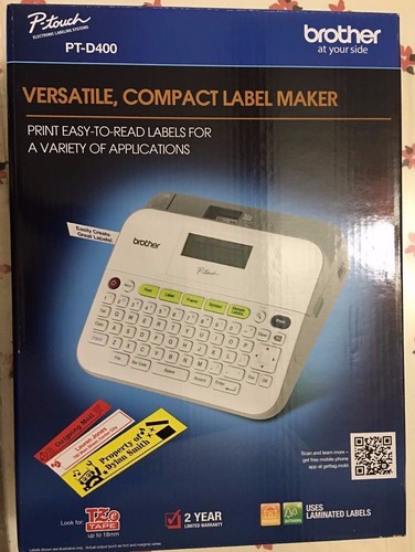 Brand New Brother P-Touch PT-D400 Label Maker ptd400 labeler ...