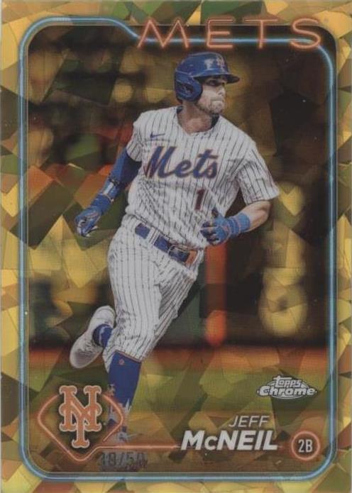 2024 Topps Chrome Sapphire Edition - Jeff McNeil #582 Gold /50 for sale ...